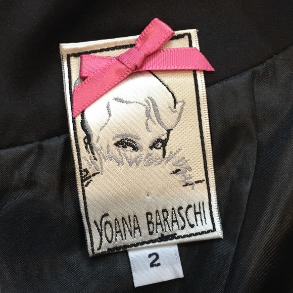 Yoana Baraschi | Dresses | Yoana Baraschi Black Satin Bow Cocktail Dress 2 | Poshmark